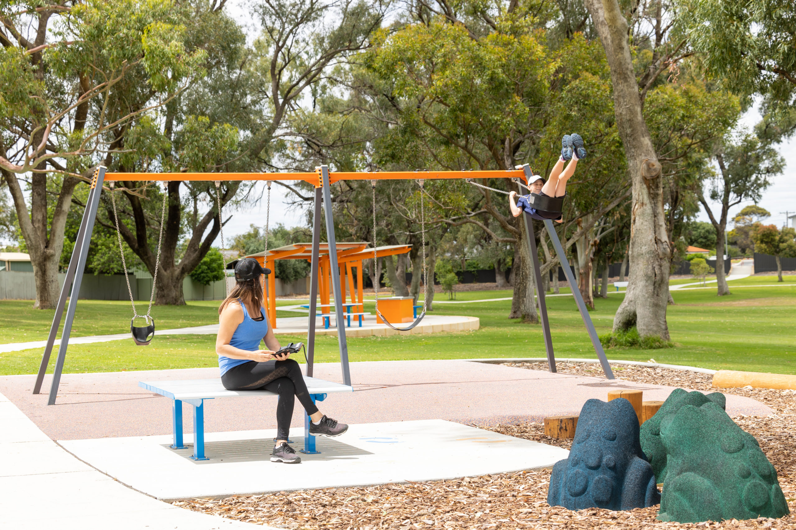 Australian Made Park Furniture at Newcombe Park WA